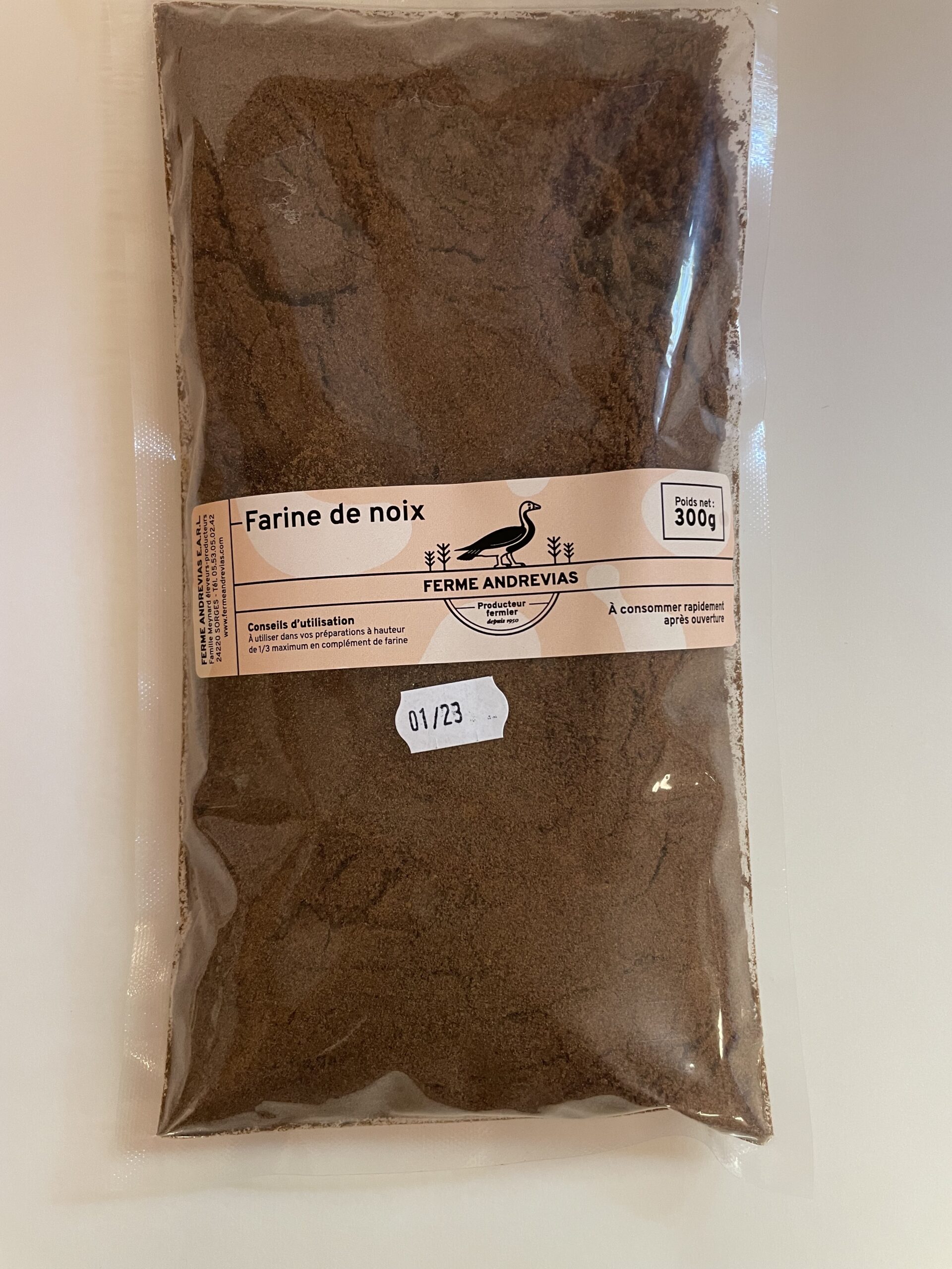 Farine de noix 300g - Ferme Andrévias